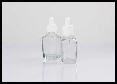 Cina Uso di vetro ambrato quadrato del siero delle bottiglie di vetro del succo delle bottiglie di olio essenziale 30ml E in vendita