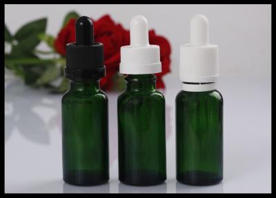 China De groene Flessen 20ml, de Druppelaarflessen van het Etherische oliedruppelbuisje van het Douaneglas Te koop