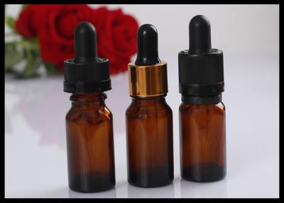 China Van het het Glasdruppelbuisje van de parfumetherische olie Aangepaste Druk van het de Flessen10ml de Amberembleem Te koop