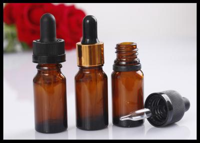 China Van het het Glasdruppelbuisje van de parfumetherische olie Aangepaste Druk van het de Flessen10ml de Amberembleem Te koop