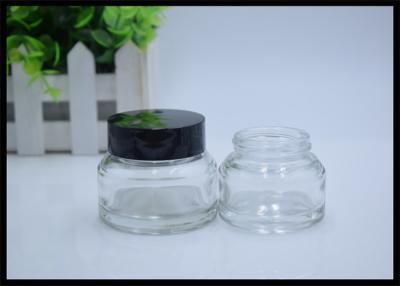 Cina Contenitori crema cosmetici 30g 50g del barattolo del vetro trasparente in vendita