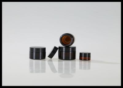 Cina Il barattolo crema cosmetico di vetro ambrato per crema facciale imbottiglia l'imballaggio cosmetico in vendita