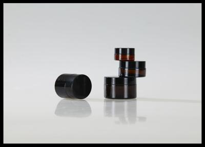 Cina Il barattolo crema cosmetico di vetro ambrato 5g 10g 20g 30g 50g di Brown svuota i contenitori di trucco in vendita
