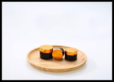 Cina Piccoli barattoli cosmetici di vetro, contenitori di vetro dei contenitori della crema di fronte con i coperchi per i cosmetici in vendita