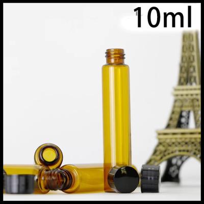 Cina Cappuccio bianco rotondo dello spruzzo della pompa di colore di Matt delle bottiglie di vetro dell'olio essenziale di capacità 10ml in vendita