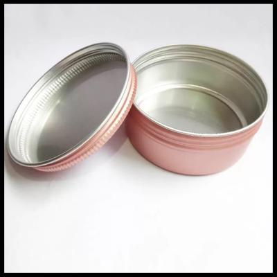 Cina La polvere di alluminio cosmetica rosa della crema della lozione delle latte del metallo del barattolo 100g può con il coperchio della vite in vendita