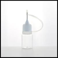 China Squeezable PE E Liquid Bottles , 5ml Size Stell Needle Plastic Dropper Bottles for sale