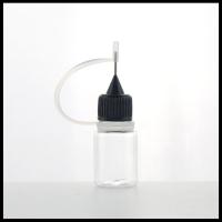 China Squeezable PE E Liquid Bottles , 5ml Size Stell Needle Plastic Dropper Bottles for sale