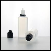 China Dropper PE E Liquid Bottles 60ml Translucent Childproof Tamper Evident Cap for sale