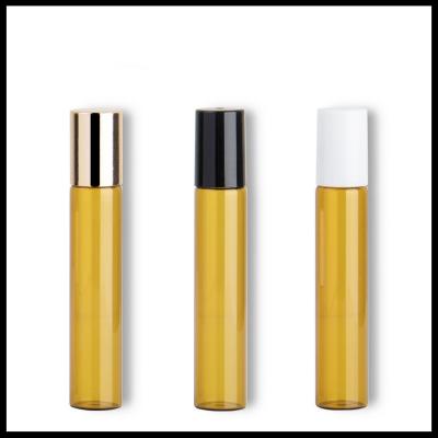 Cina il cosmetico di vetro di 3ML 5ML 10ML imbottiglia il coperchio a vite con le palle di rullo dell'acciaio inossidabile in vendita