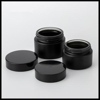 Cina Contenitore nero della lozione della testa della pompa delle bottiglie del cosmetico dell'essenza dell'emulsione di vetro glassato in vendita