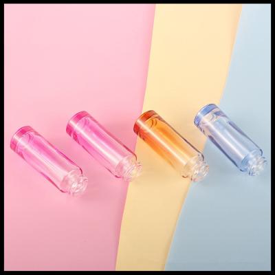 Cina Bottiglia cilindrica di vetro colorata del contagoccia, bottiglia cosmetica 20ml dell'essenza dei sieri in vendita
