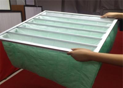 中国 空気状態システムのための中型の効率6のポケット バッグ フィルタ 販売のため
