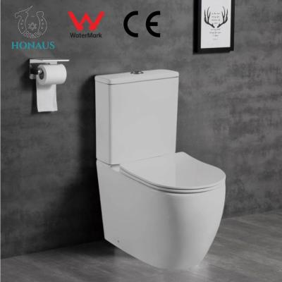 Cina Siphonic P/S Trap Ceramica due pezzi vaschetta igienica sanitaria WC personalizzato in vendita