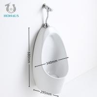 China Premium Fully Glazed Ceramic Standing Urinal 295x340x680mm Gravity Flushing Customizable for sale