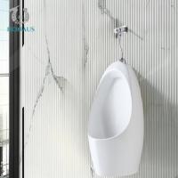 China Premium Fully Glazed Ceramic Standing Urinal 295x340x680mm Gravity Flushing Customizable for sale