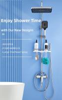 China Height Adjustable Copper Shower Head Set for sale