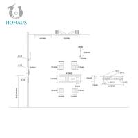 China All Copper Wall Mounted Concealed Shower Set Digital Display Rainfall 0.25Mpa for sale