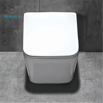 Cina Moderno Design Parete Appesa Vasca igienica Quadrata Forma P Trap 180mm Colori personalizzabili in vendita
