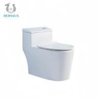 China One Piece Dual Flush Toilet Bowl S Trap 300mm Ceramic Floor Mounted 3.5-4L for sale