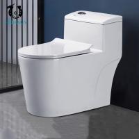 China One Piece Dual Flush Toilet Bowl S Trap 300mm Ceramic Floor Mounted 3.5-4L for sale