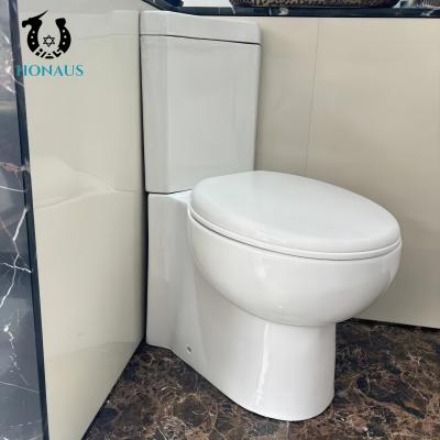 Cina Angolo vaschetta igienica a due pezzi bagno piccolo risparmio spazio in ceramica bianca di alta qualità in vendita