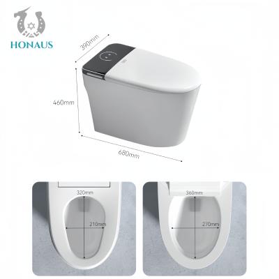China Luxe slim slim slim wc keramisch digitaal scherm auto deksel schuim schild Te koop