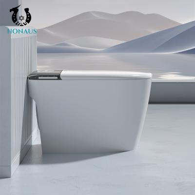 China Luxe slim slim slim wc keramisch digitaal scherm auto deksel schuim schild Te koop