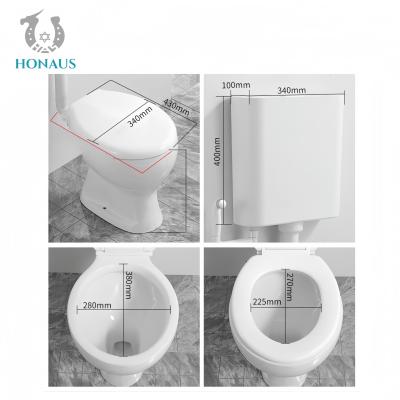 中国 シンプル 2 片 トイレットボウル メーカー 直接 セラミックボディ 分離タンク 販売のため