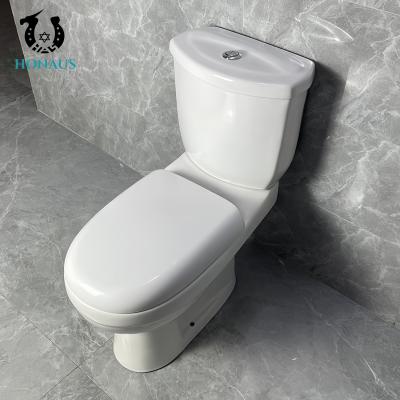 Cina Progetto di utilizzo di vaschette igieniche in due pezzi di ceramica bianca allungata 680*760*390mm in vendita