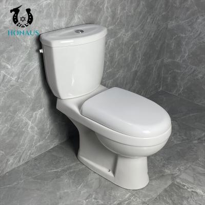Cina Progetto di utilizzo di vaschette igieniche in due pezzi di ceramica bianca allungata 680*760*390mm in vendita