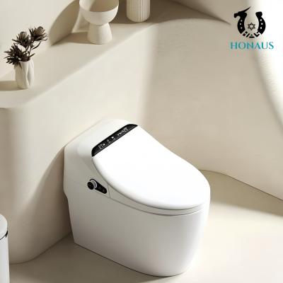China Luxe slimme slimme wc Premium keramisch aroma systeem Modern auto spoelen Te koop