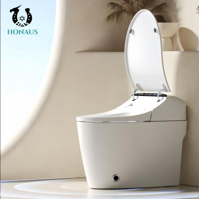 China Luxe slimme slimme wc Premium keramisch aroma systeem Modern auto spoelen Te koop