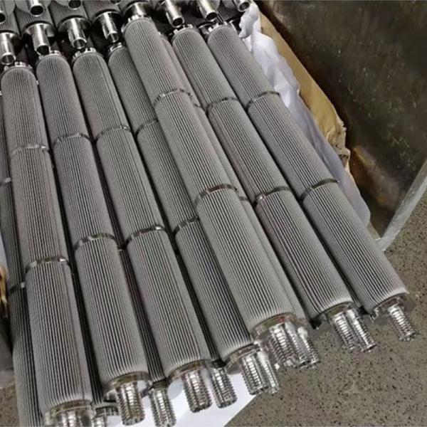 Quality Replacement Stainless Steel Mesh Suction Oil Filter Element Multi Layer Sintered for sale