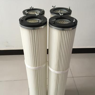 China Anti Static Powder Coating Industrial Dust Filter Cartridge Filter Element Standard for sale