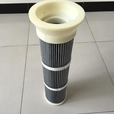 China Factory Spot Polyester Fiber Coated Dust Filter Cartridge Excellent Customized Size for sale