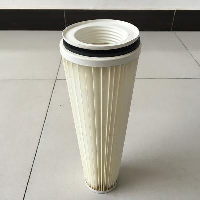 China Cylindrical Industrial Filter Cartridge Dust Collection Equipment Filter Element Dust Removal Filter for sale