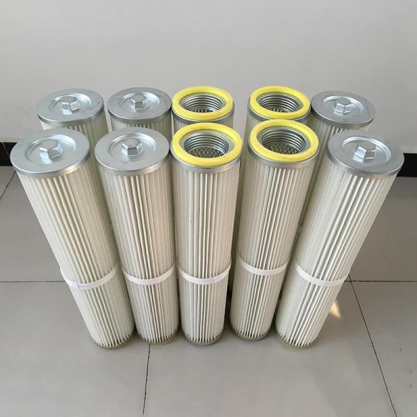 Quality Efficiency Industrial Dust Filter Polyester Cartridge For Water Filtration for sale