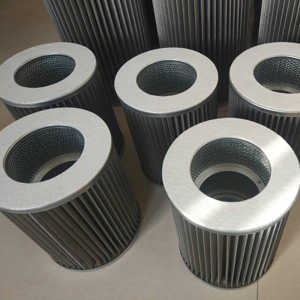 Quality Sintered Stainless Steel Filter Element Pleated Filter Element Cartridges for sale