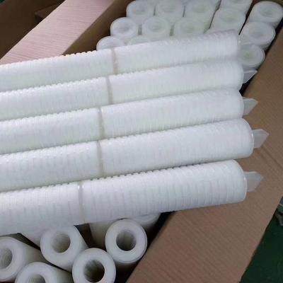 China PP Pleated High Flow Water Filter Cartridge Element PP Membrane Filter For Water Treatment System for sale