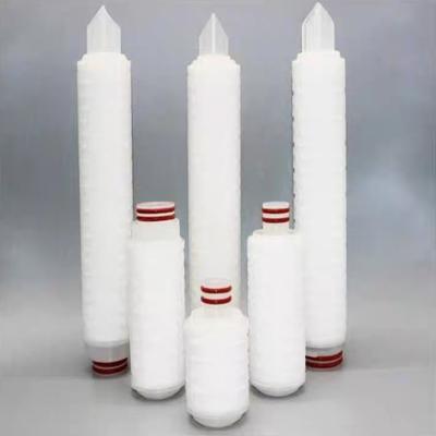 China Polypropylene Glass Fiber Large Flow Pleated Filter Element High Flow  For Seawater Desalination for sale