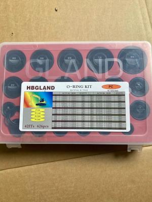 China Wateproof O Ring Kit Box PC Professionally Formulated Nbr90℃  666PCS for sale