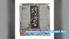 Top Grade Sushi Nori 50 Sheet Pack Authentic Crispy Seaweed