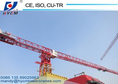 China Construction Material Lifting Equipment Chip Style Flat Top PT7532 Topless Tower Crane for sale