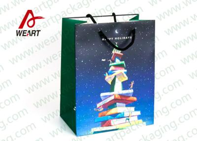 Cina Sacchi di carta divertenti di Natale di Priting di LOGO di B per i regali dimensione di 42 x di 15 x di 25cm in vendita