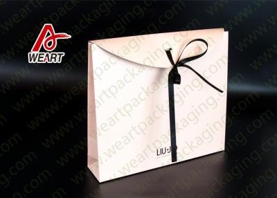 China Cor amarela & preta laminação lustrosa personalizada dos sacos de papel relativos à promoção do logotipo à venda