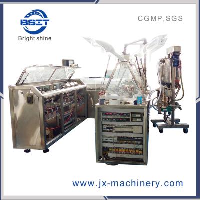 China U Model Middle Speed Automatic Suppository Forming Filling Sealing Cooling Machine for sale