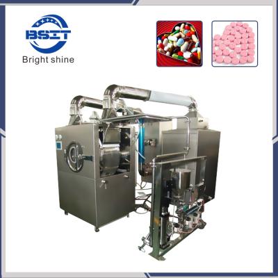 China High-Efficiency tablet Film-Coating Machine with coating drum and exhaust machine for sale