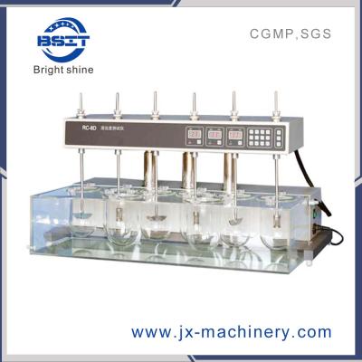 China High quality RC-6D DISSOLUTION TESTER Tester, testing machine(smoothly, flexibley) for tablet , capsule for sale