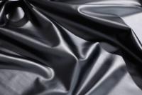 China Solid 137cm Black PU Leather , Waterproof PU Artificial Leather for sale